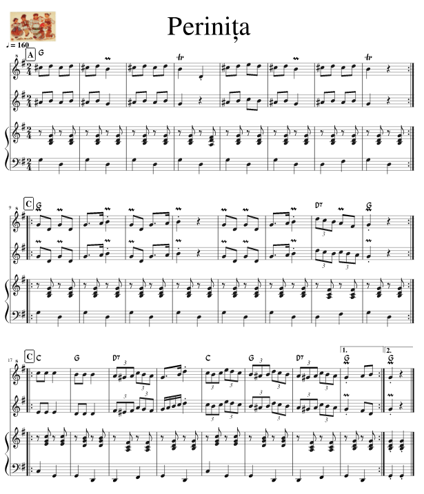 Perinita Sheet Music – Folkdance Footnotes