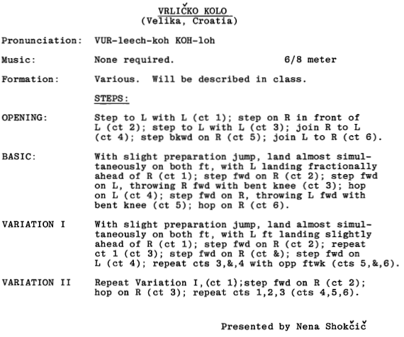 Nijemo Kolo (L*) (Ličko Kolo) – Croatia, Bosnia, Montenegro – Folkdance ...