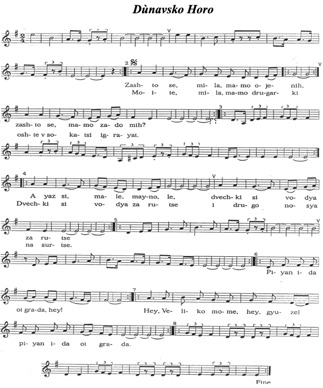 Dunavsko horo, Дунавско; Svishtovsko horo, Свищовско, (L) – Bulgaria ...